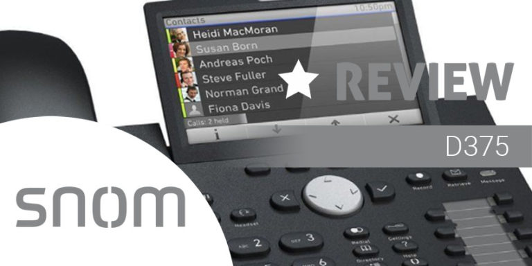 Snom D375 ­Review – a business phone for the next generation? - UC Today