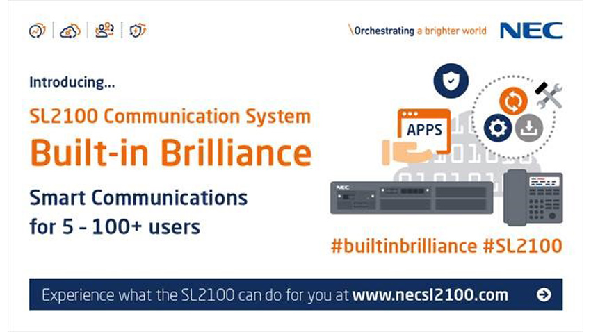 NEC Introduces SL2100 for Smart SMB Communications in EMEA - UC Today