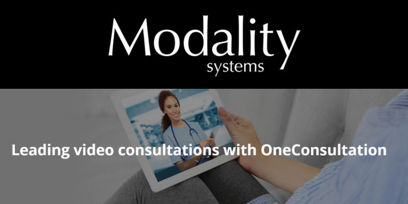 Modality Brings OneConsultation to the Public Sector - UC Today