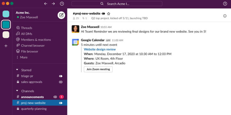 Using Slack Channels: How to Organize Your Conversations on Slack - UC ...