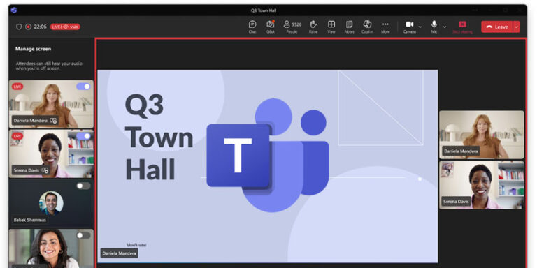Microsoft Upgrades Teams Town Hall With Audience Interactions - UC Today