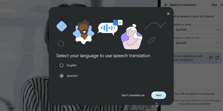 Google Meet Speech Translation Expands to Mobile Devices